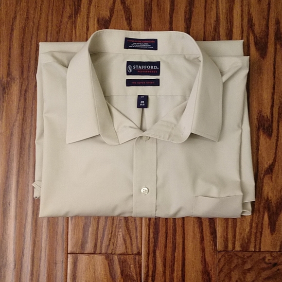 Stafford | Shirts | 57 Mens Stafford Long Sleeve Shirt 20 3435 | Poshmark